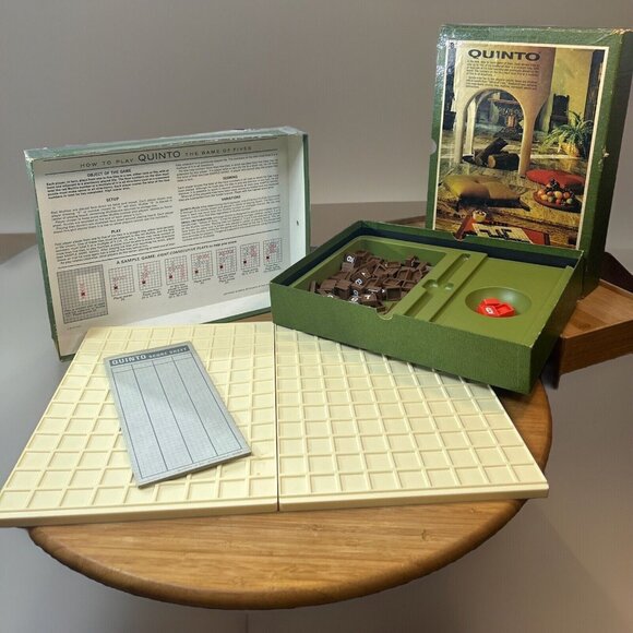 3M | Games | Vintage 968 Quinto Game Of Fives 3m Bookshelf Numbers ...